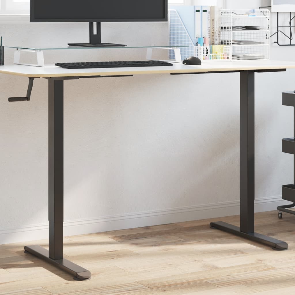 Standing Desk Frame Black (94-135)x60x(70-114) cm Steel — UK Office ...