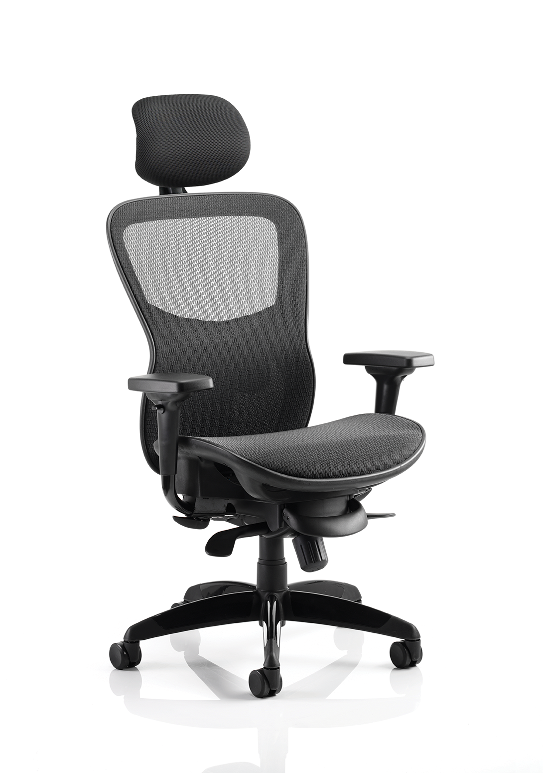 Stealth Shadow High Mesh Back Ergonomic Posture Chair with Arms — UK ...