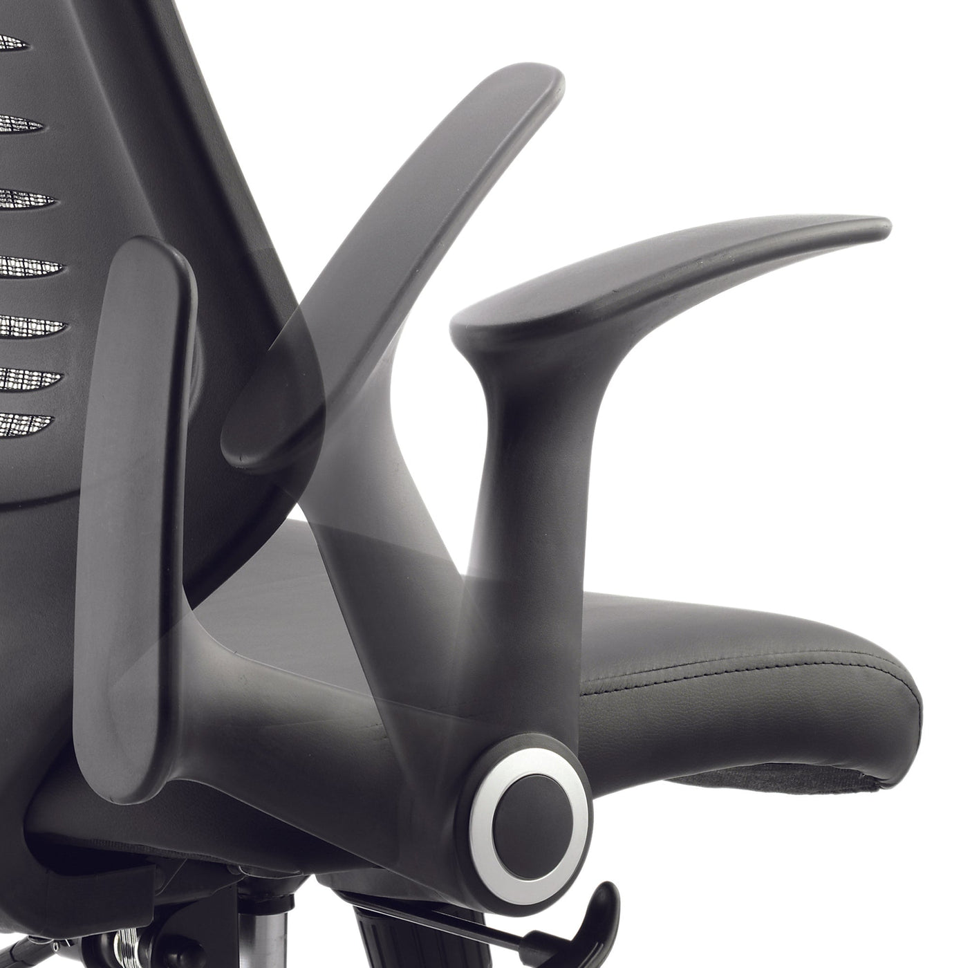 Relay Medium Mesh Back Task Operator Office Chair with Arms — UK Office ...