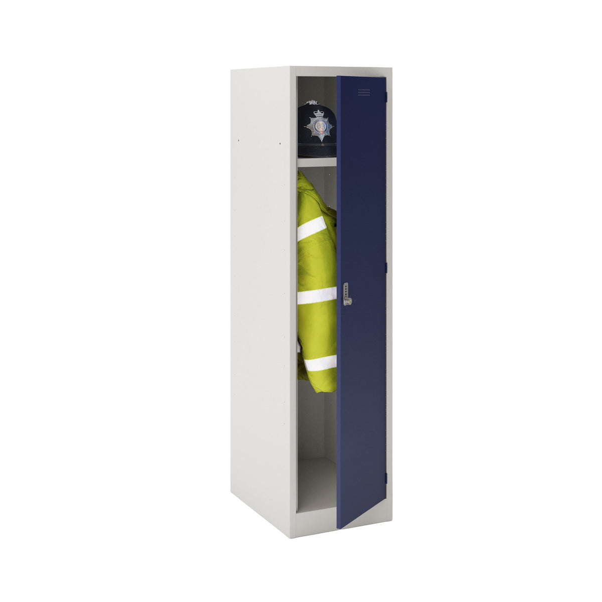 Police Locker (Includes 1 X Shelf And 1 X Coat Rail) — UK Office Furniture