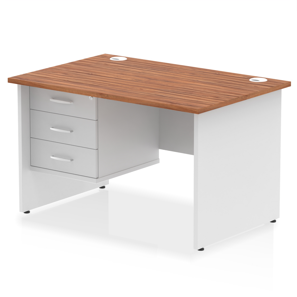 OE - Impulse 1200mm Panel End Straight Desk With Single Fixed Pedestal ...