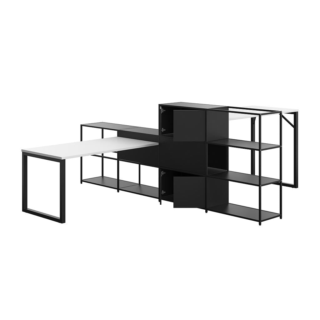 Elite Atlas Breakout Picnic Combo Desk With Black Frame | UK Office ...