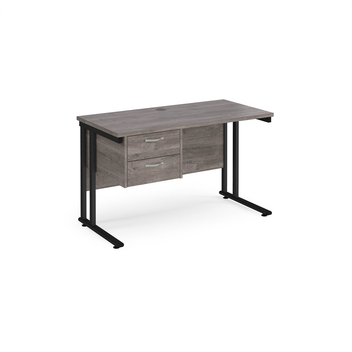 Maestro 25 cantilever 600mm deep desk with 2 drawer ped — UK Office ...